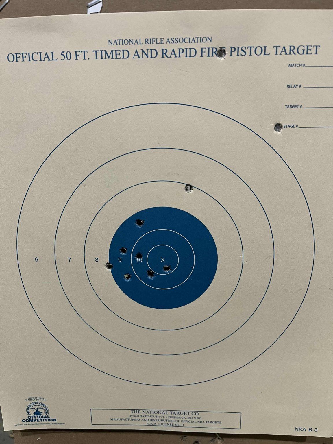 Everyday Marksman Precision Pistol Course of Fire